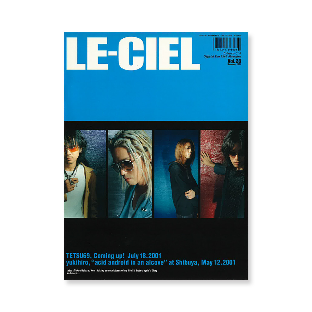 【LE-CIEL会員限定】LE-CIEL Vol.28 Summer 2001 - L'Arc-en-Ciel Official Goods ...