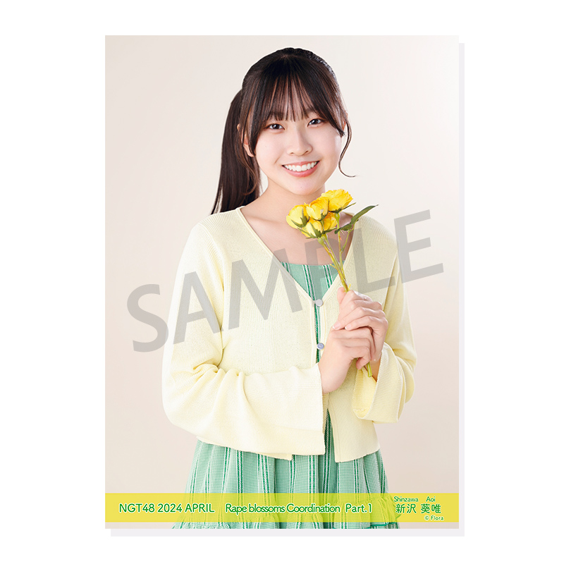 2024年4月度 個別生写真5枚セット Vol.2/Part1 新沢葵唯【L判サイズ】 - NGT48 OFFICIAL GOODS STORE