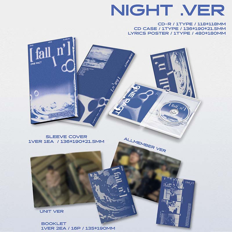 【3部 オンライン団体サイン会 抽選権付き】ONE PACT 2nd Mini Album [fallIn’] 1枚 - Whoop ...