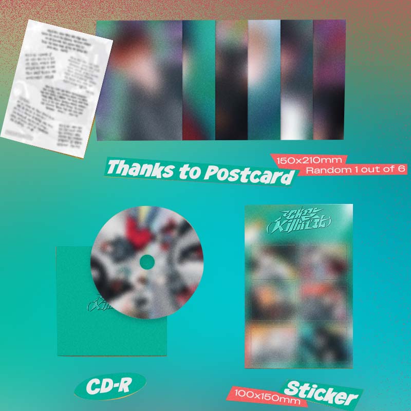 【3/19(火) 1部オンライン個別トーク会 参加権付き】P1Harmony 1ST ALBUM "때깔 (Killin' It)" 2枚セット - Whoop Japan Store